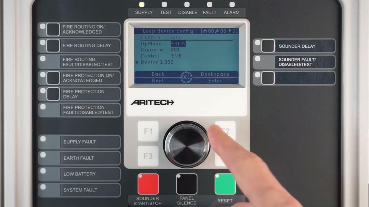 Changing settings of outputs in IO2034NC - Aritech 2X Control Panel ...