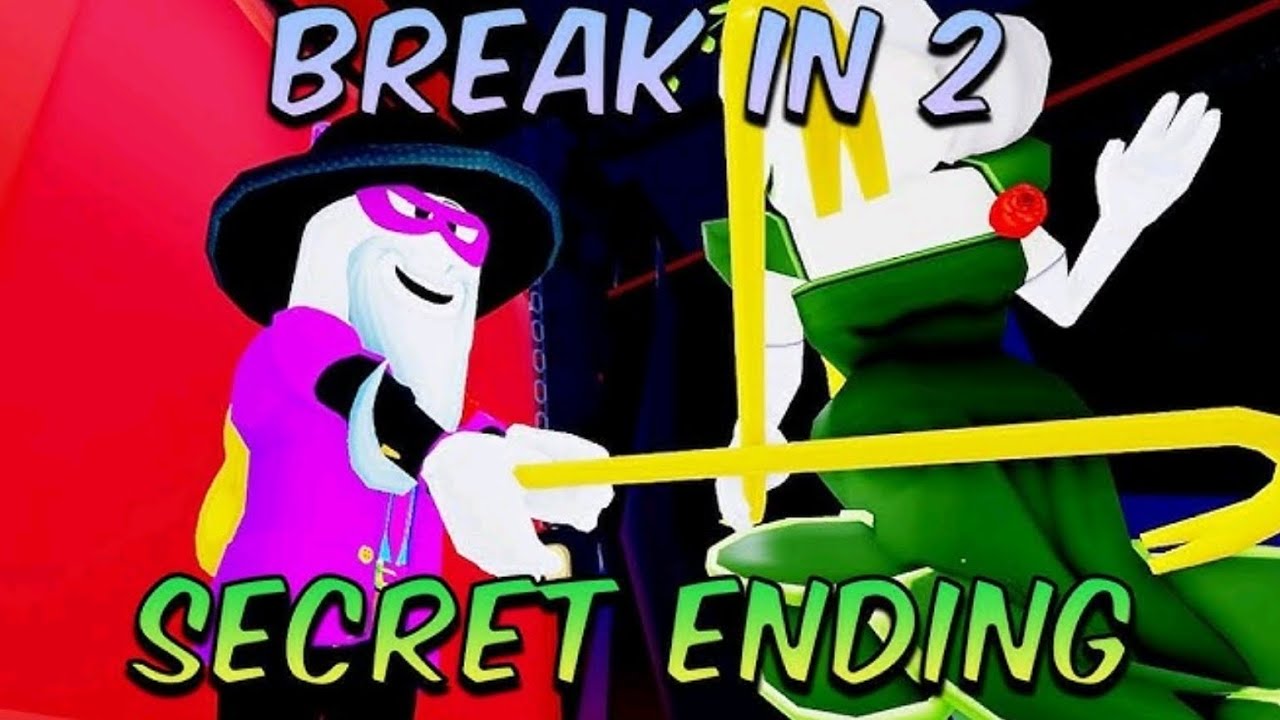 BREAK IN TWO SECRET ENDING?! SCARY LARRY RETURNS?! - YouTube