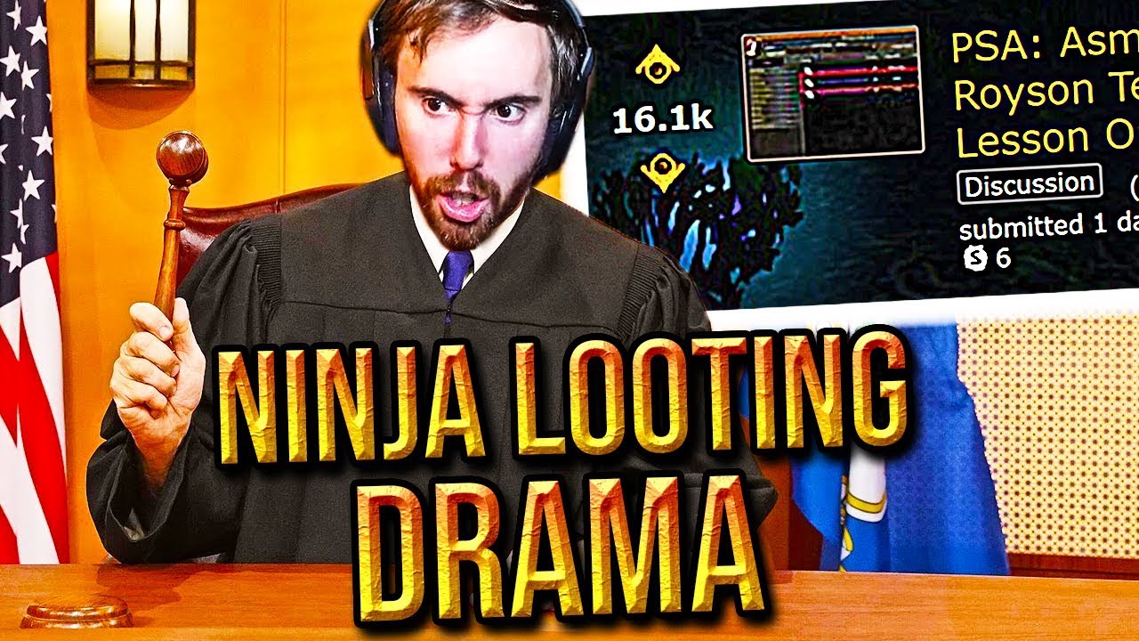 Asmongold Deals With Royson Ninja Looting DRAMA In Classic WoW (Quin69 ...