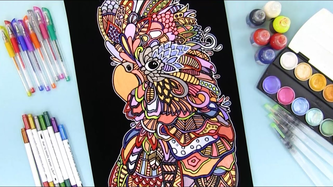 Colour Me Poster Velvet Art with Zart Accessories - YouTube