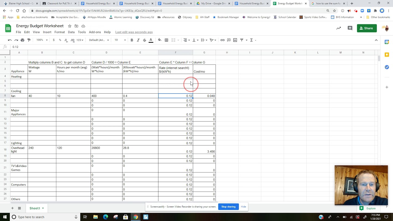 Using Functions In Energy Budget Google Sheet YouTube using-functions-in-energy-budget-google-sheet-youtube