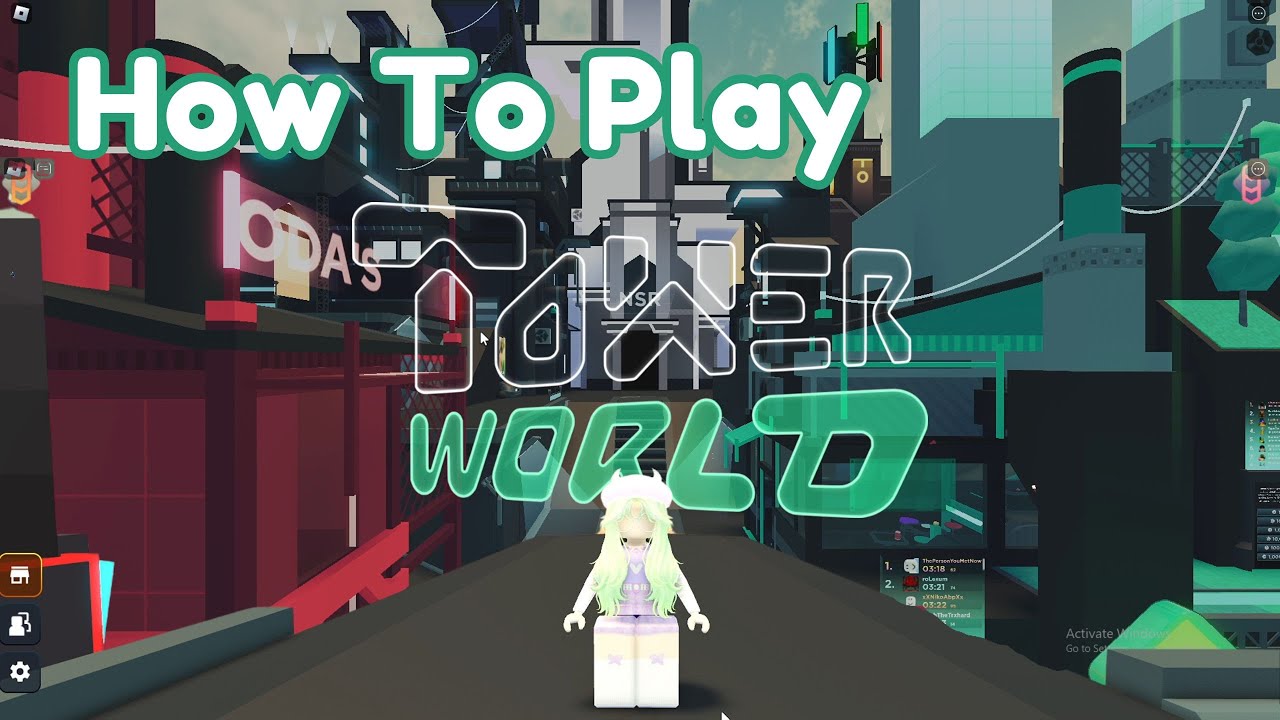 How to Play Tower World in Roblox! - YouTube