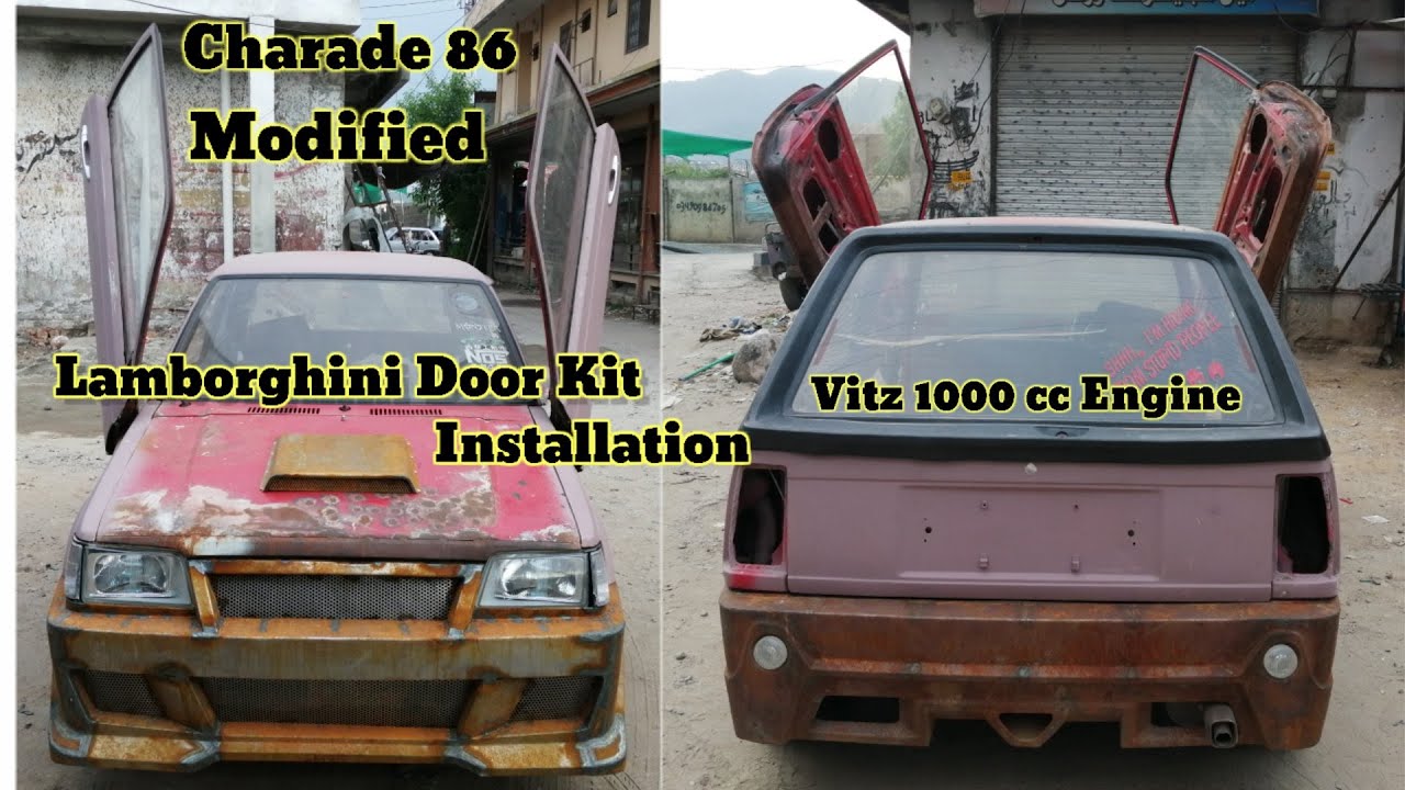 Daihatsu Charade | 2 Door Modified | Lamborghini Door Kit Installation ...