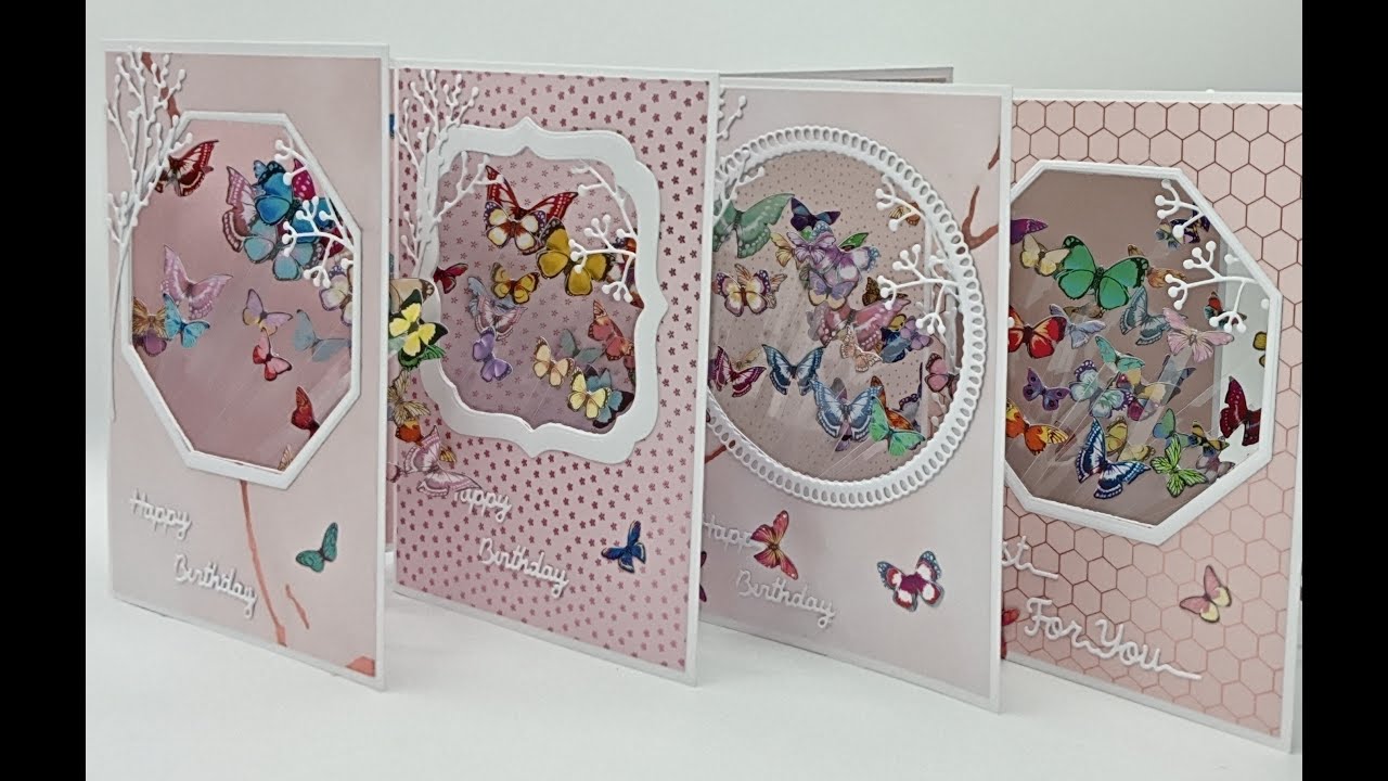 Napkin Fold Pop Out Butterfly Card - Jacky Drake (Part 1) - YouTube