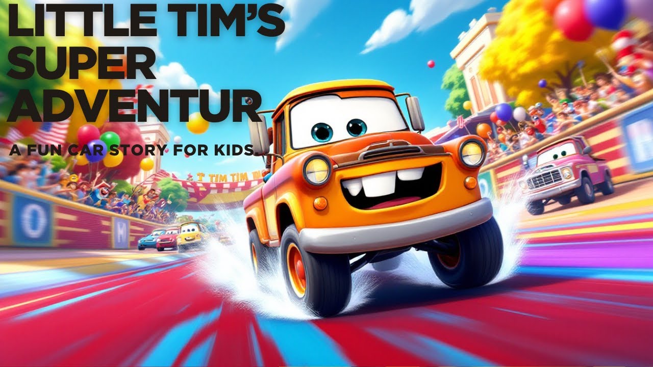 Little Tim’s Super Adventure – A Fun Car Story for Kids in English ...
