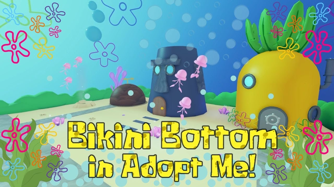 I Built Bikini Bottom in Adopt Me 🧽🏝️ | SpongeBob Speedbuild! - YouTube