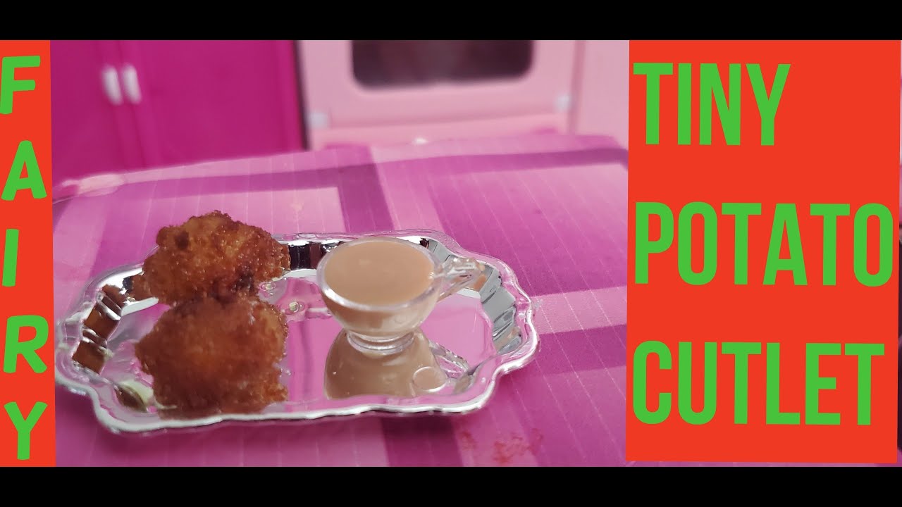 Tiny Potato Cutlet | miniature cooking | tiny foods | snack for kids ...