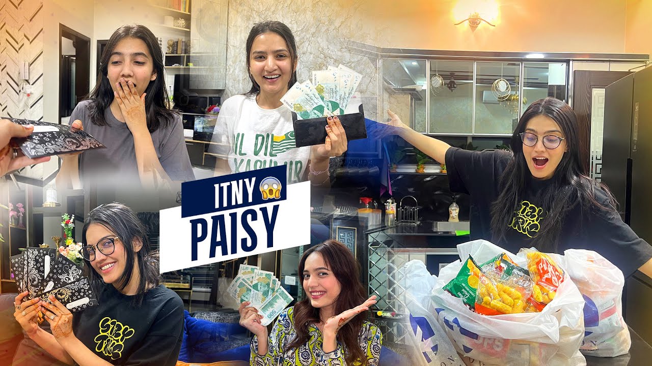 FAN KI TARF SY ITNI ZIADA EIDI 😱 | Mano Ki Stationary Shopping 😅 | Alo ...