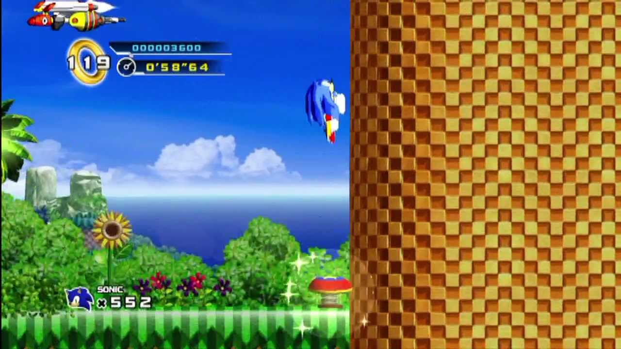sonic 4 episode 1 splash hill zone xbla - YouTube