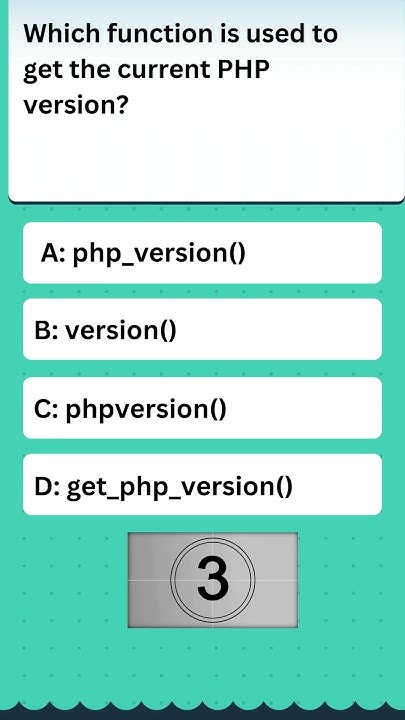 PHP MCQs: Most Asked Interview Questions 2025 | Creative Nexus #shorts - YouTube