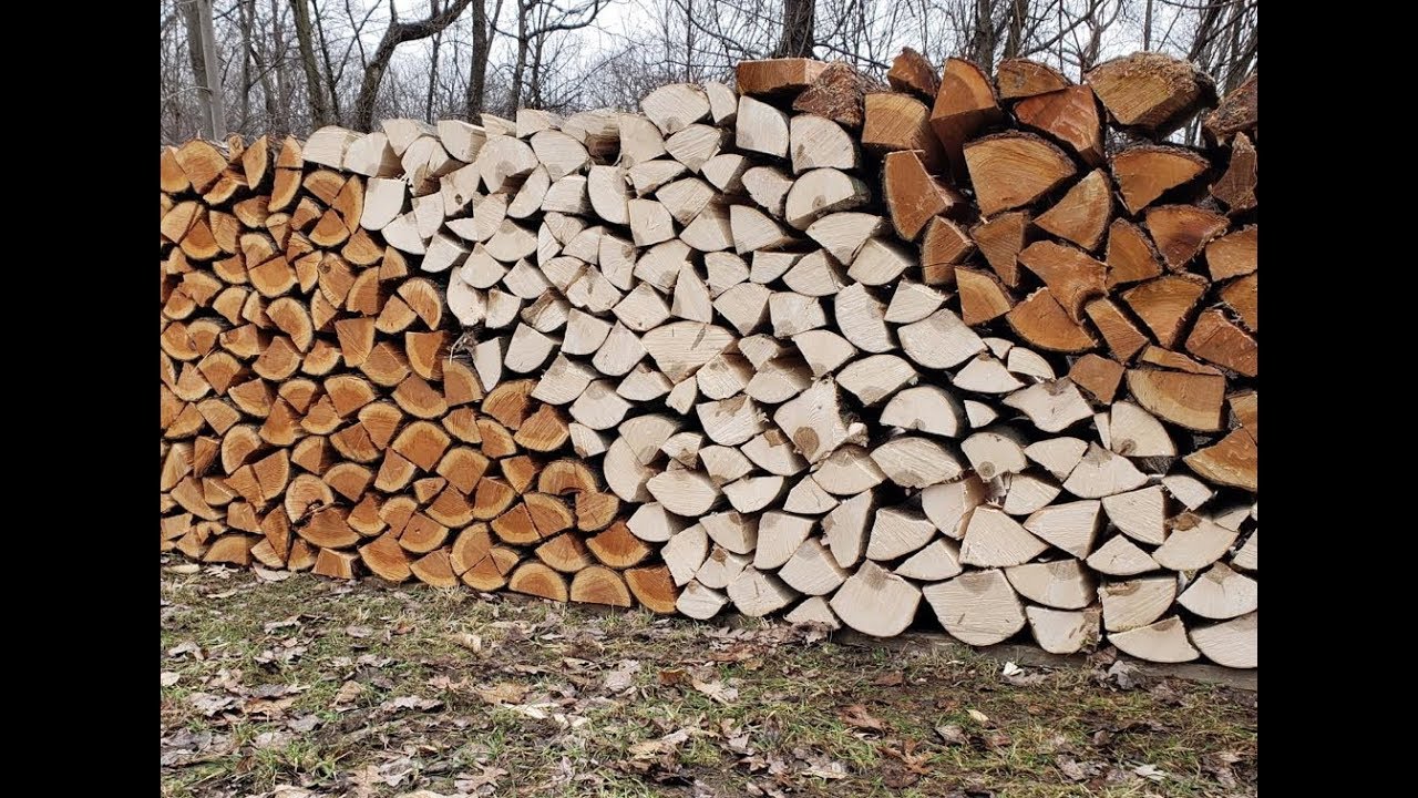 #351 STACKING FIREWOOD ain't one of those things! - YouTube