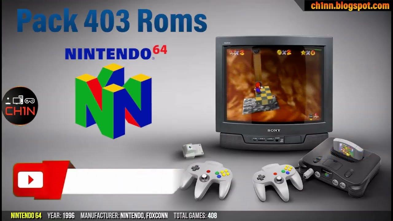 Pack com todos os jogos de Nintendo 64 -All Games Nintendo 64 - 403 Roms N64 - YouTube