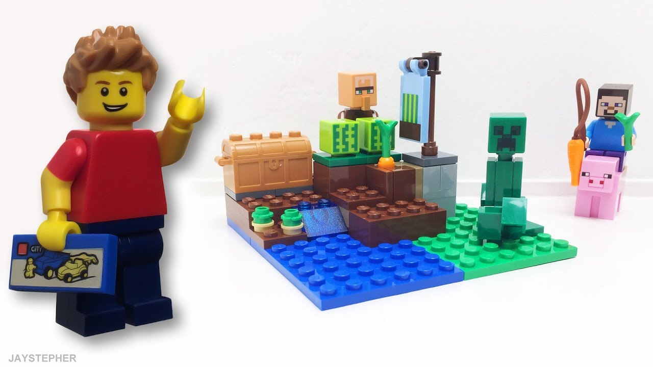 Melon Farm by LEGO Minecraft 21138 Exploration - YouTube