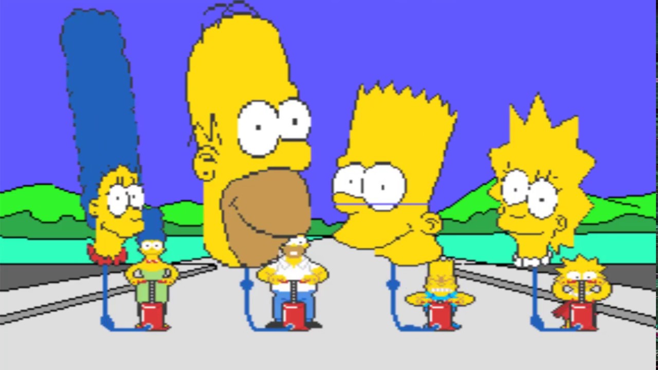 Simpsons Arcade Gameplay 4 players Cooperative - YouTube