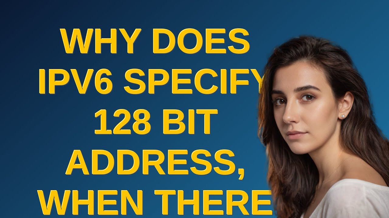 Networkengineering: Why does ipv6 specify 128 bit address, when there are only 48 bits in MAC ...