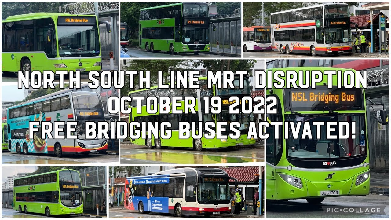 Free Bridging Buses Deployed During North South Line Disruption! - TTS ...