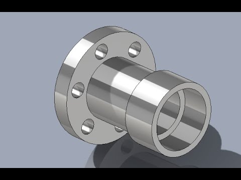#flanges Design in SolidWorks Tutorial - YouTube