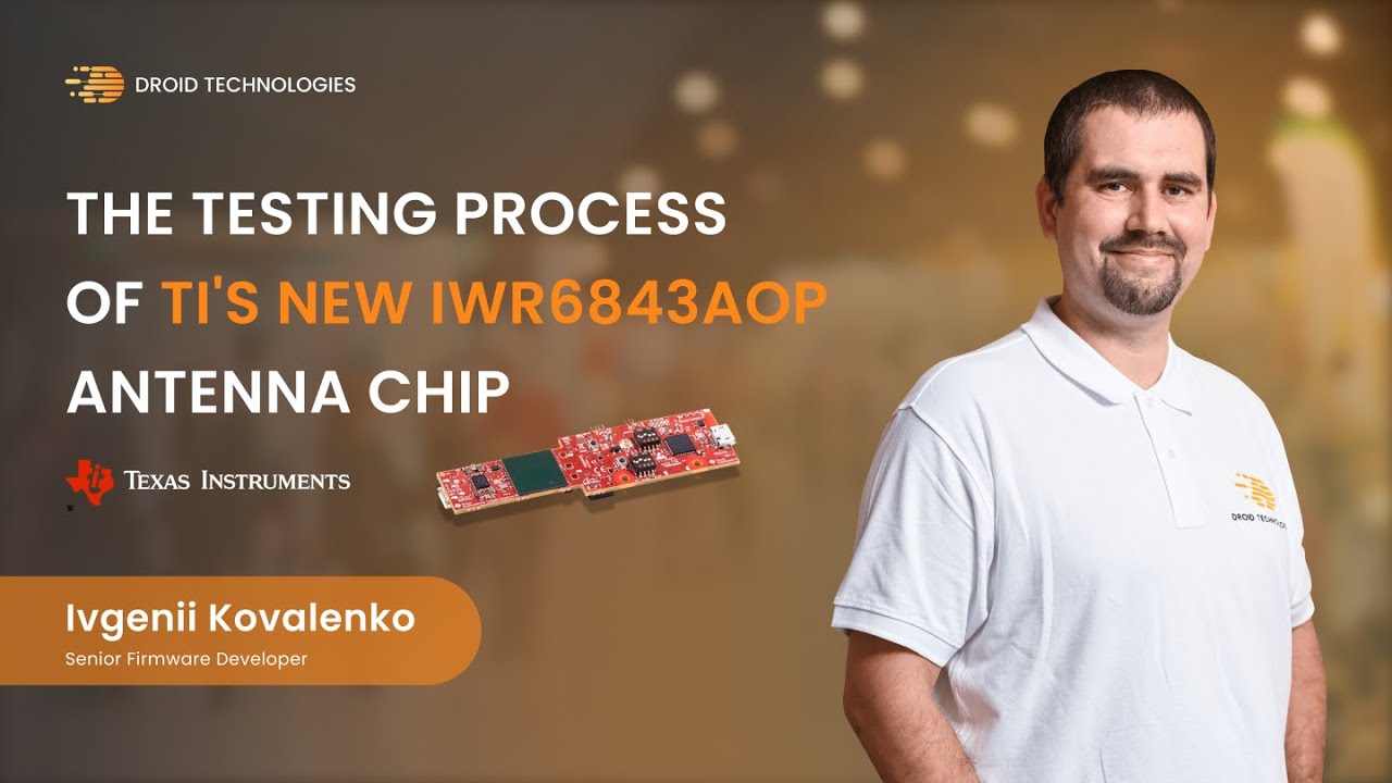 People counting with TI's new IWR6843AOP antenna chip - YouTube