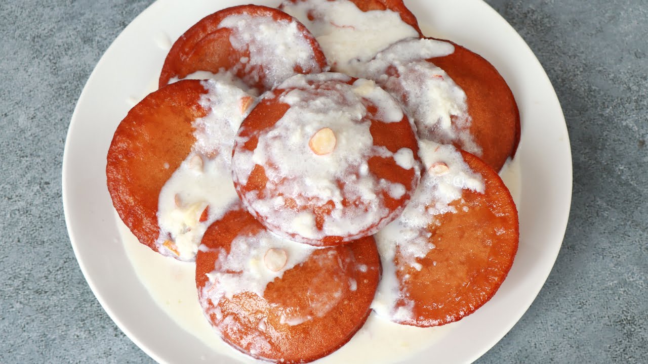 মুখে স্বাদ মনে রাখার মত মালাই মালপোয়া পিঠা। Malai Malpoa Pitha | Malai ...