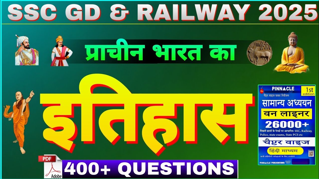 SSC GD GK 2025 | HISTORY ONE SHOT (इतिहास) | GK For SSC GD CGL RAILWAY ...