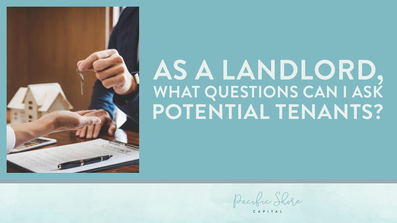 As A Landlord, What Questions Can I Ask Potential Tenants? - YouTube