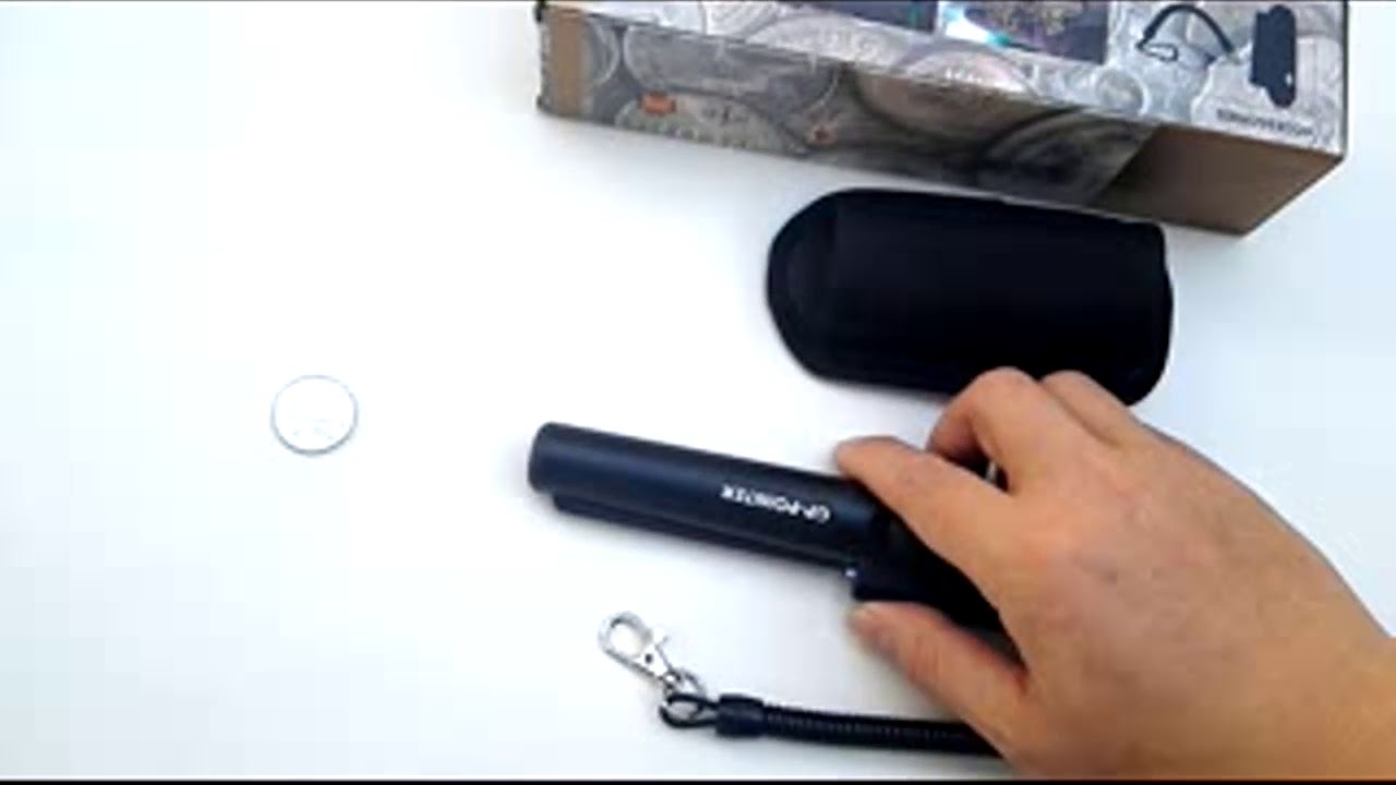 Bullseye Pinpointer Waterproof Metal Detector - YouTube