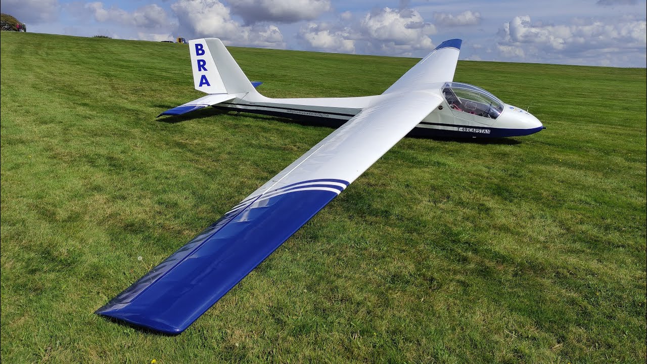 Slingsby T49 Capstan. Camphill Vintage Gliding - YouTube