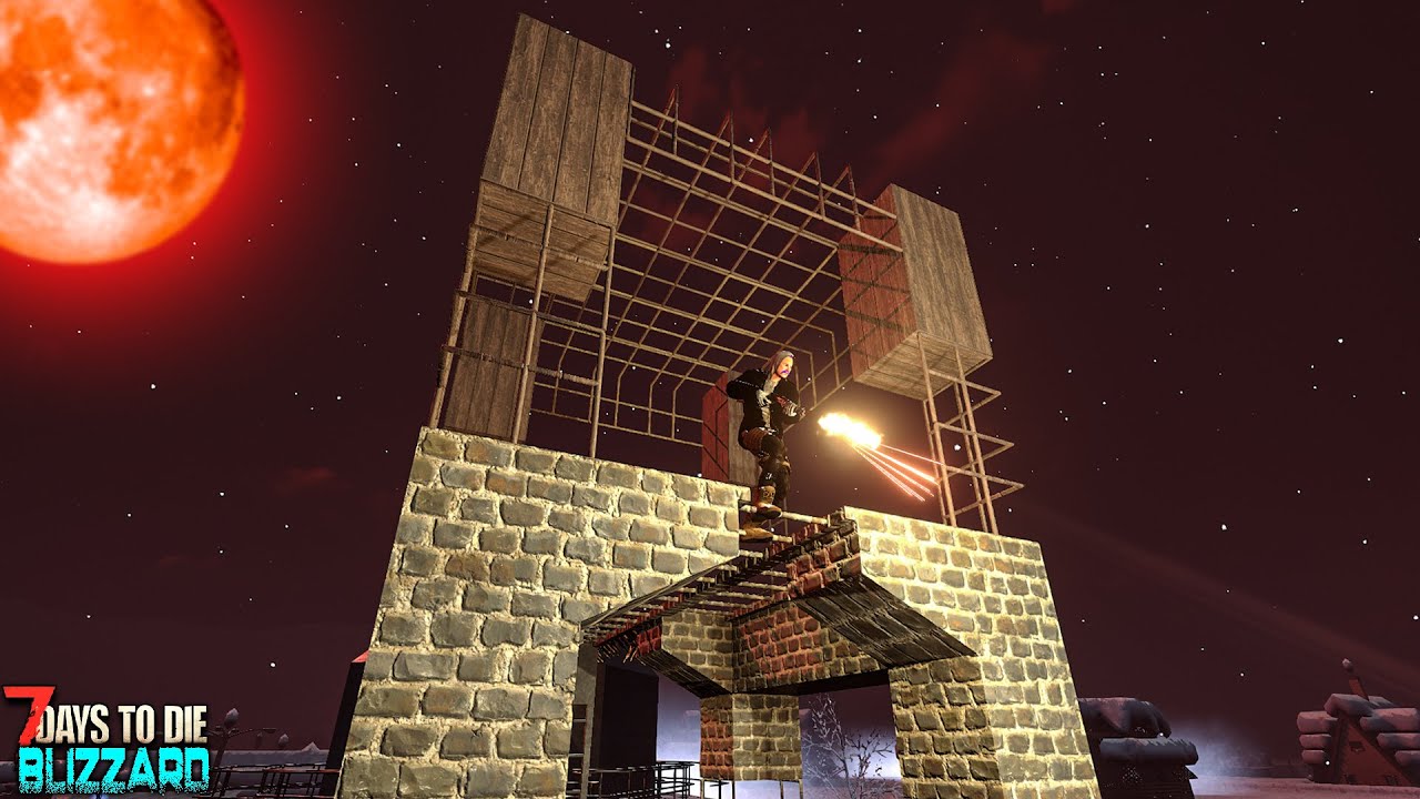 Will the NEW CAGE BASE Work? | 7 Days to Die: THE BLIZZARD (Day 21 ...