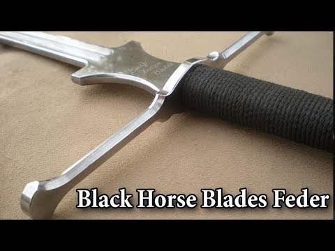 Black Horse Blades Longsword Feder - Gear review - YouTube