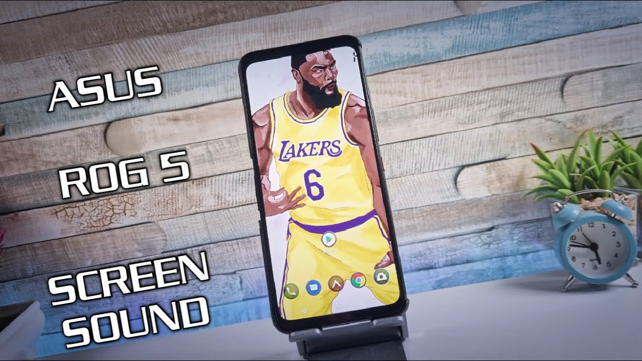 ASUS ROG 5 Screen test/144Hz Display/Audio review Stereo Sound speakers ...