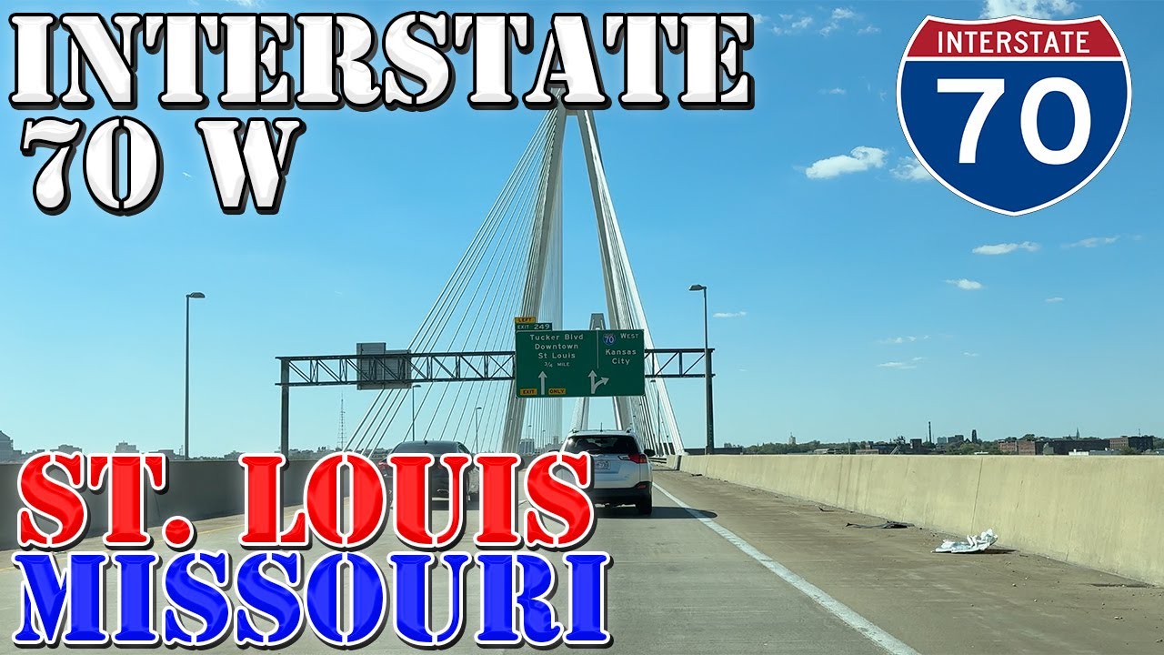 I-70 West - St. Louis - Missouri - 4K Highway Drive - YouTube