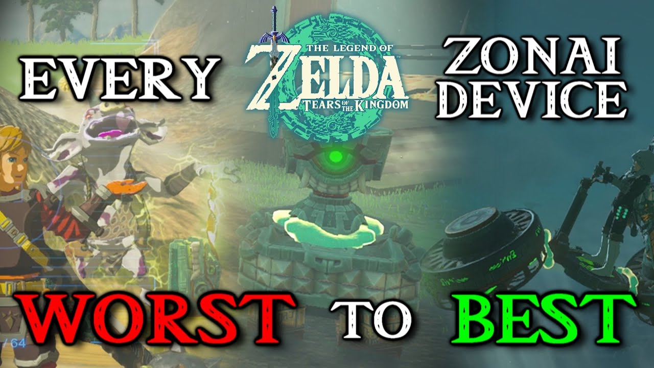 EVERY Zonai Device in Zelda Tears of the Kingdom Ranked from Worst to ...