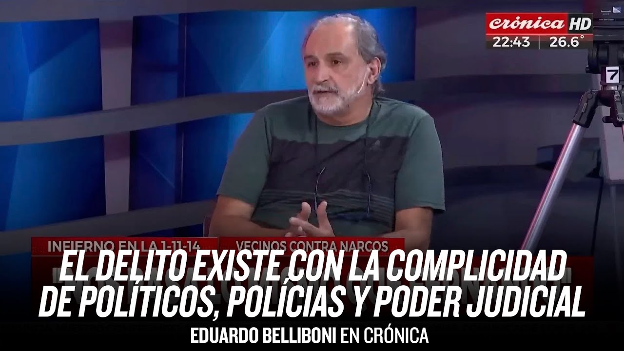 "El delito existe con la complicidad de políticos, policías y poder ...