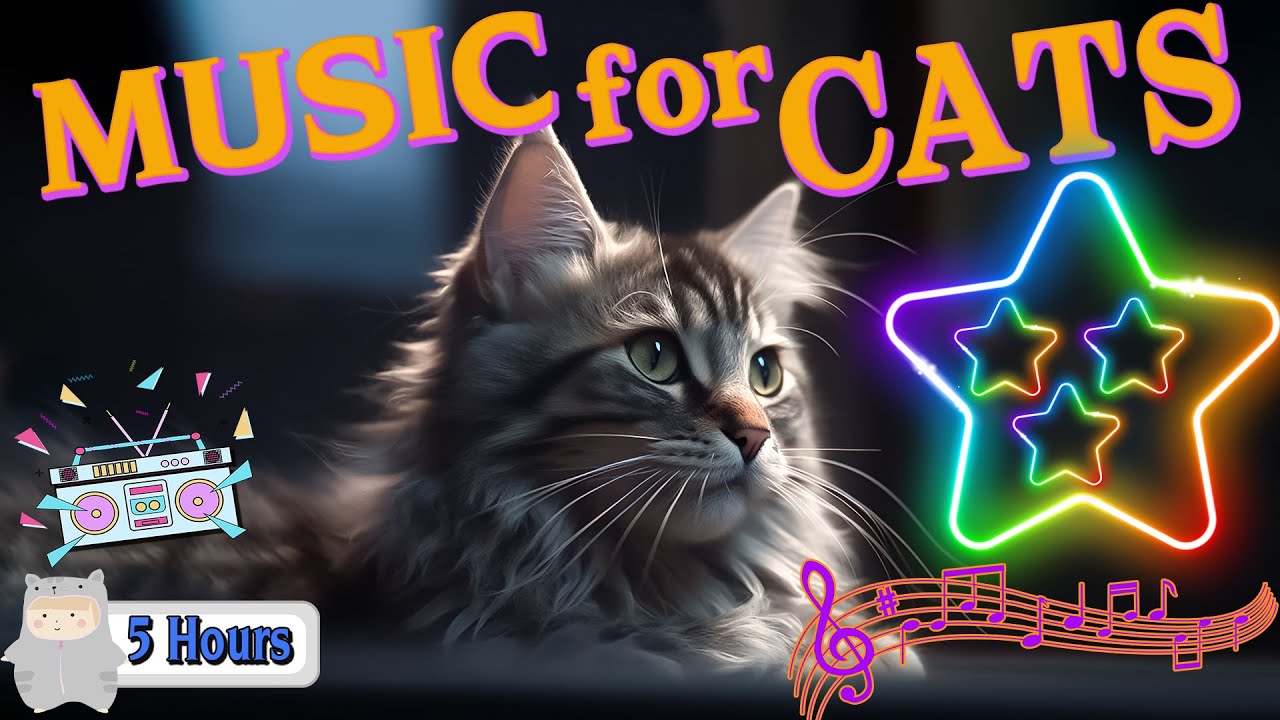 Music for Restless Cats♬Soothing sleep music with cat meows, cat ...