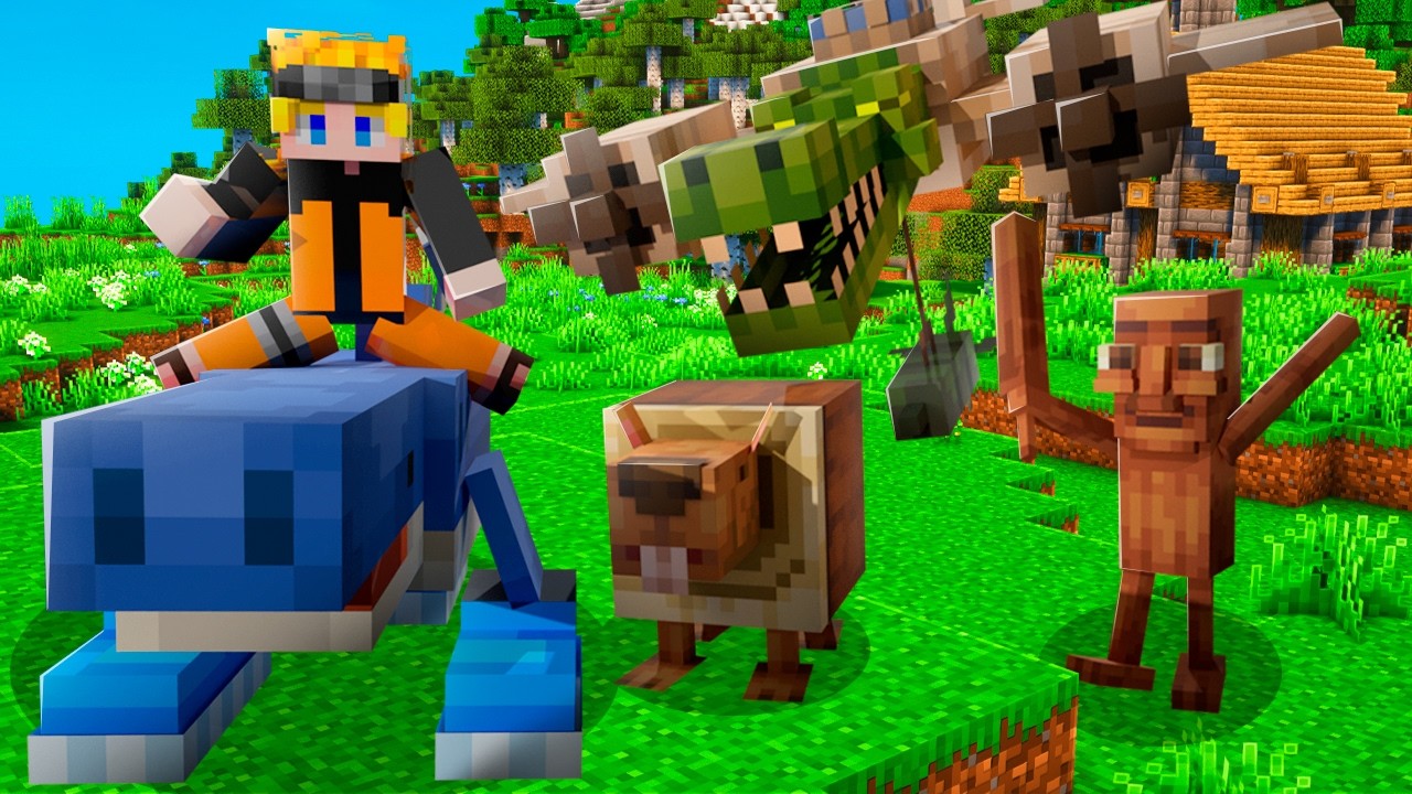 Atrapé a Los Personajes de Italian Brain Rot en Minecraft - YouTube