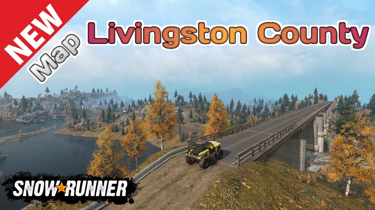 New Map Livingston County In SnowRunner Season 10 @TIKUS19 - YouTube
