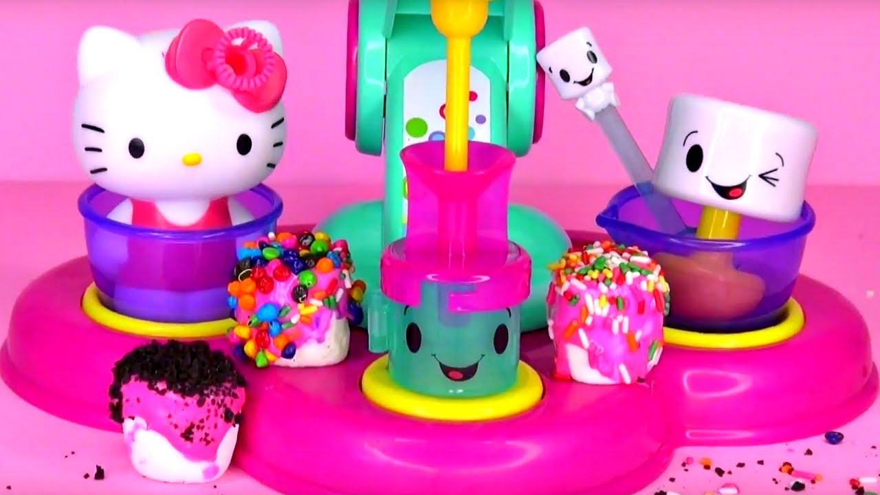 MARSHMALLOW Maker Hello Kitty Stuffs Marshmallows with the Magic ...
