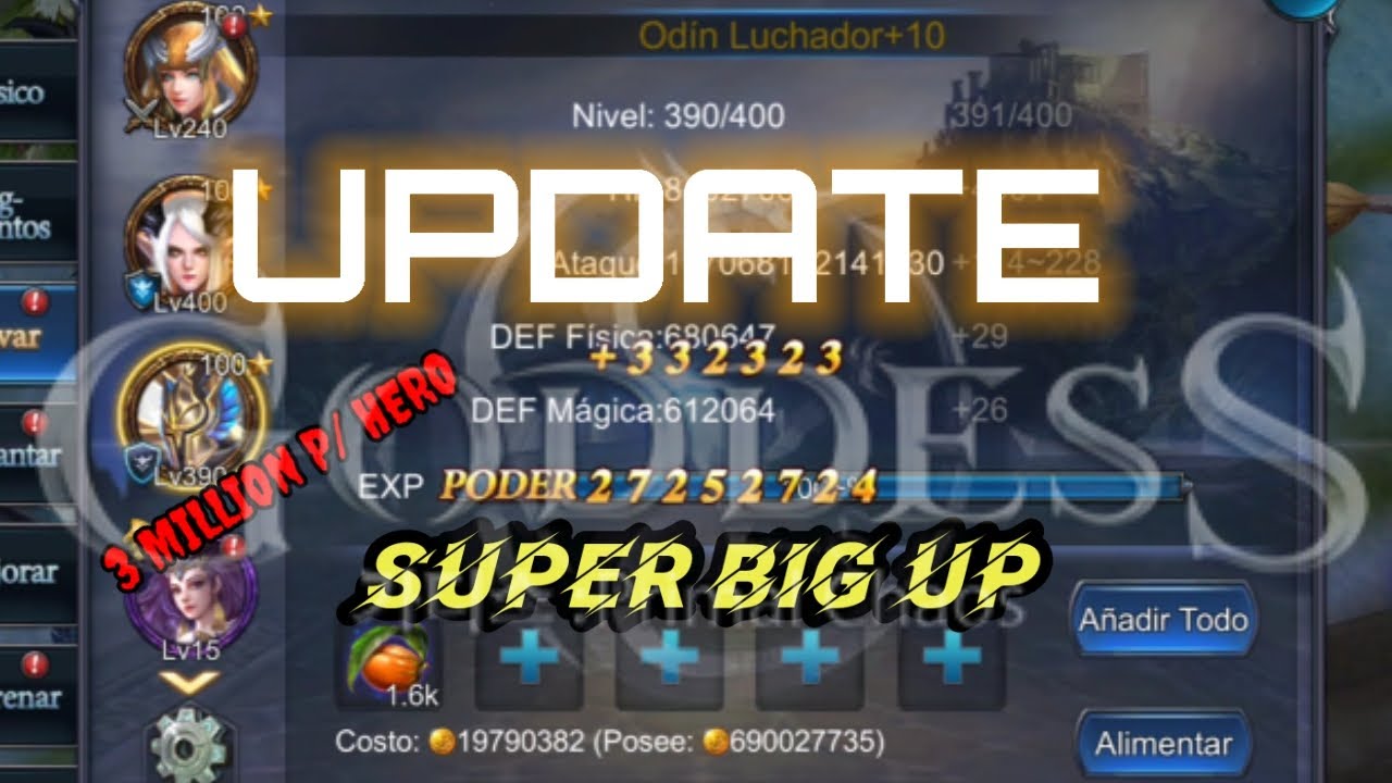 Goddess Primal Chaos| Update Heros SUPER BIG UP - YouTube