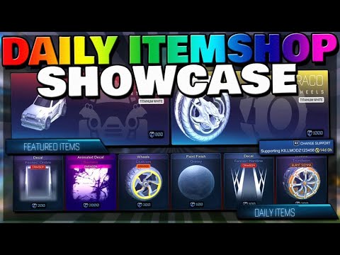 ROCKET LEAGUE ITEMSHOP [*NEW* OCTANE FANCY FORMAL DECAL!] JANUARY 9TH ...