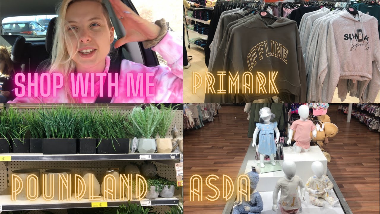 SHOP WITH ME: PRIMARK, ASDA GEORGE, POUNDLAND & WARHAMMER & MINI HAUL ...
