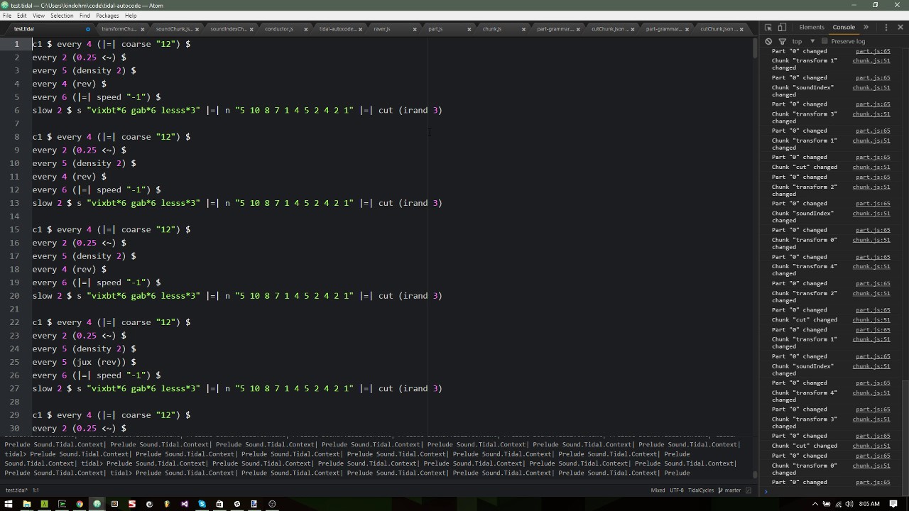 TidalCycles auto-coder prototype #2 - YouTube