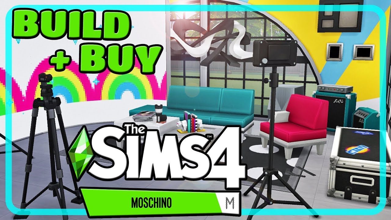 The Sims 4 Moschino Stuff Pack Build Buy Review - YouTube