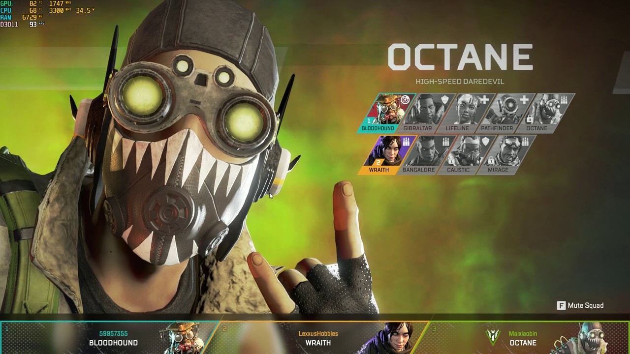 APEX LEGENDS Max Settings GTX1060 3GB 144HZ 1080p i5-4460 - YouTube