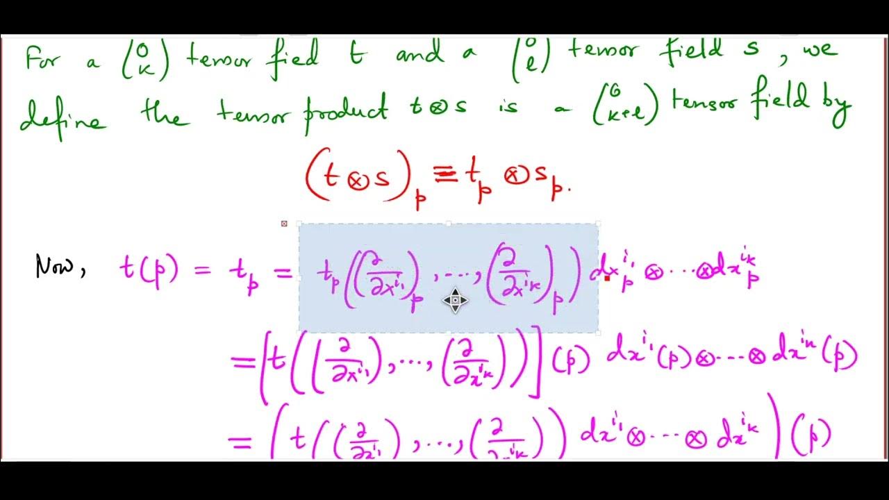 Differential Geometry 21: tensors - part 2 (tensor fields) - YouTube