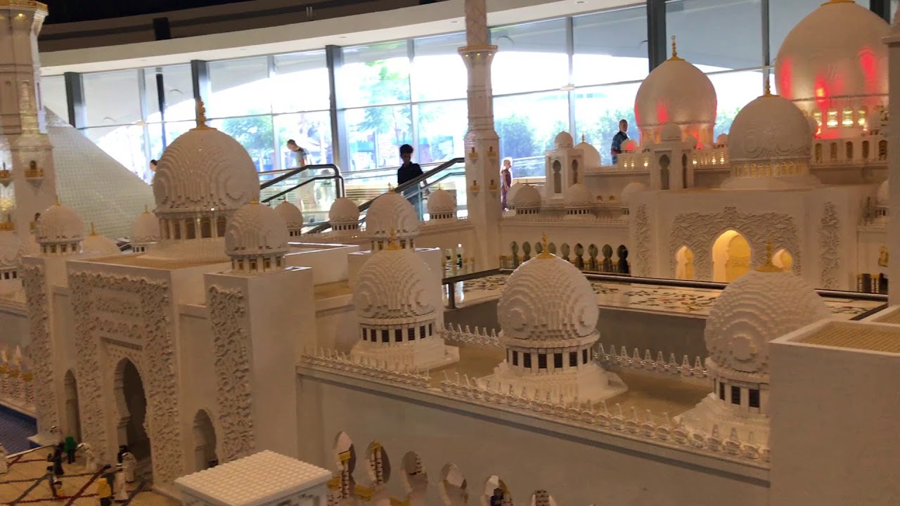 Sheikh Zayed Mosque Lego Miniature - Legoland Dubai - YouTube