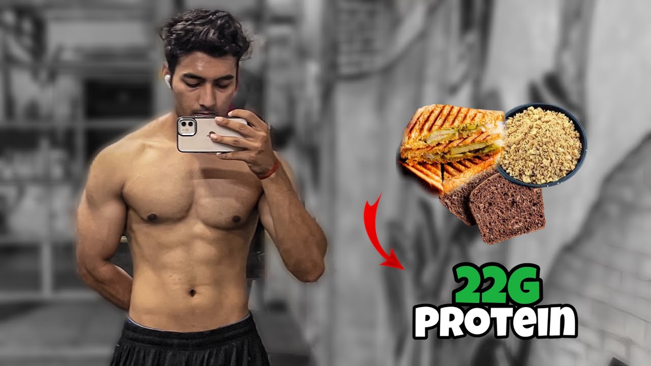 Easy Muscle Building High Protein Sandwich || 22g Protein || Vegetarian ...