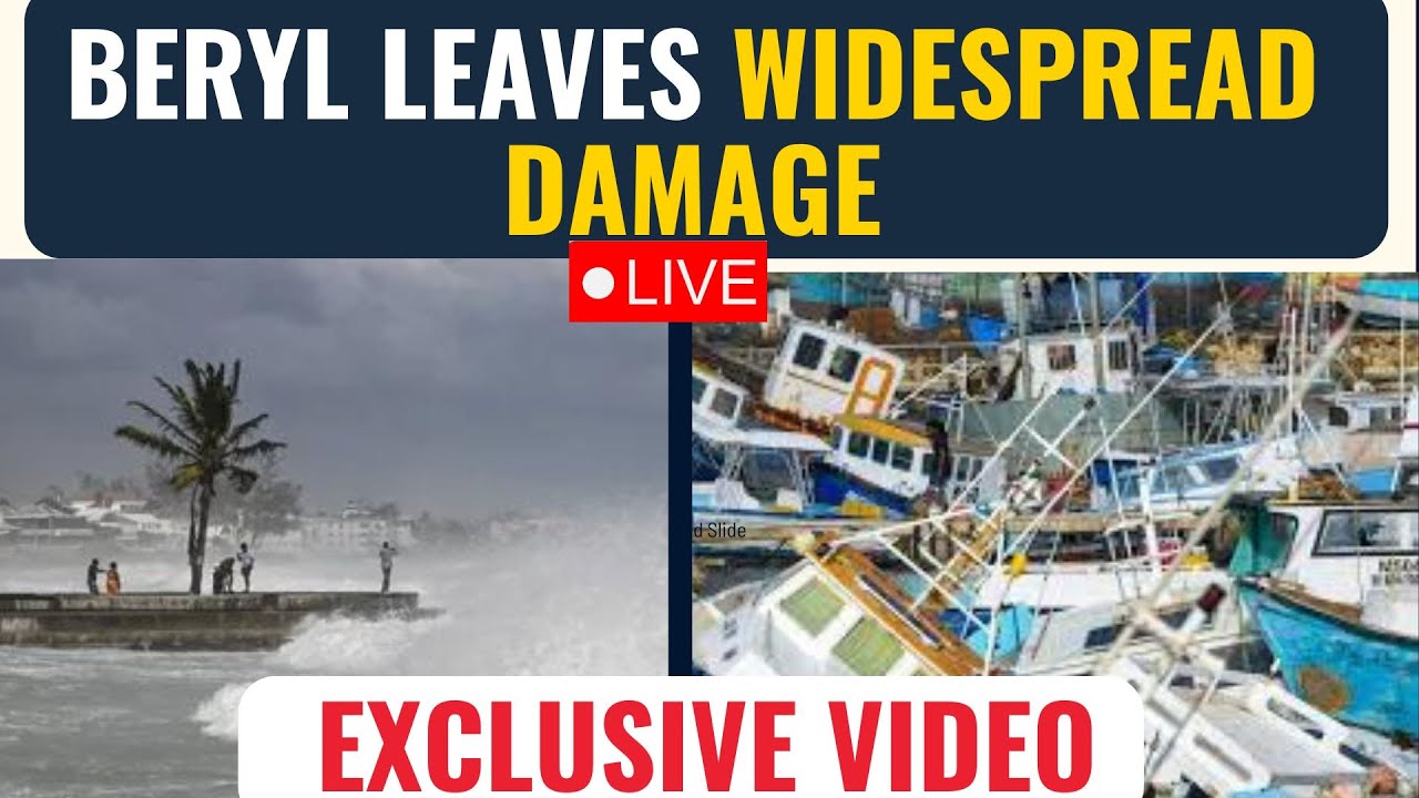 Live: Hurricane Beryl | Beryl Causes Massive Power Outage in Texas | US ...