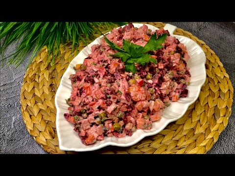 EVDƏ OLAN ƏRZAQLARLA BOL VİTAMİNLİ QIŞ SALATI. САЛАТ БЕЗ ТРУДА-СВЕКОЛЬНЫЙ САЛАТ