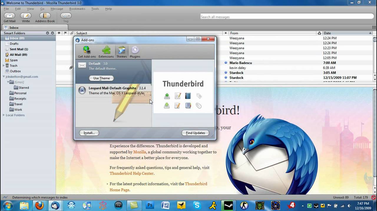 How to Customize Thunderbird!! .wmv - YouTube
