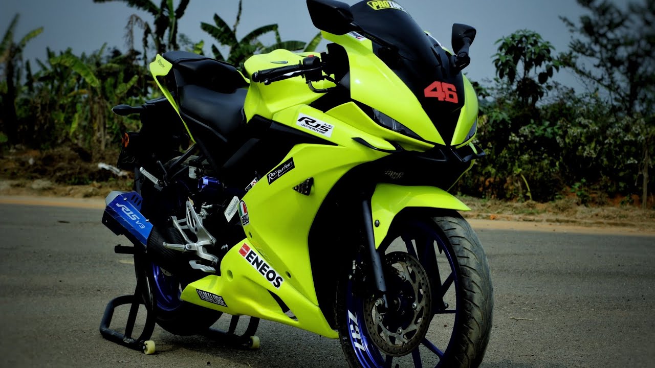 r15 v3 Modified R1m @crazy Moto workshop - YouTube